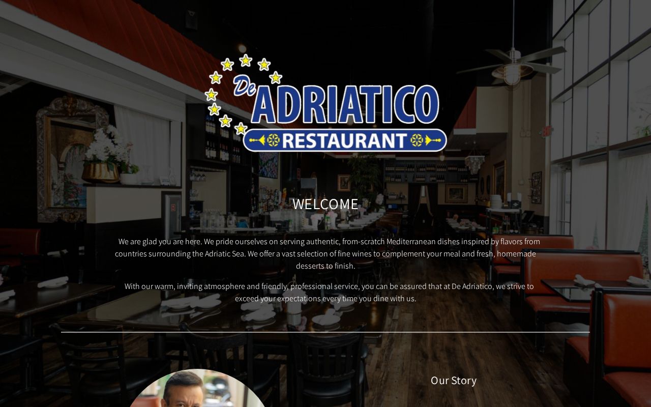 De Adriatico Website
